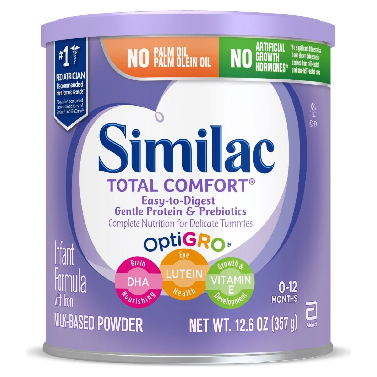 Similac Total Comfort Infant Formula Powder / 12 oz can / Case of 6
